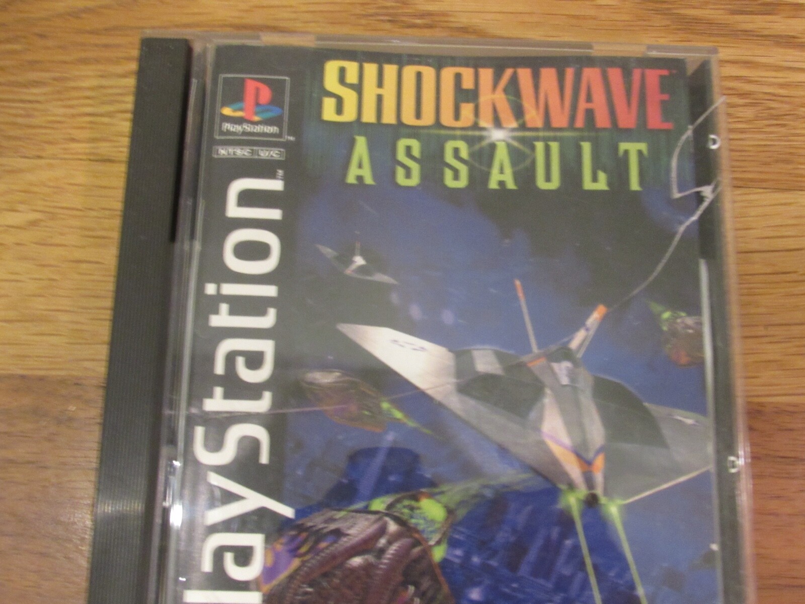 Vintage ShockWave Assault Sony PlayStation PS1 Game LongBox Complete ...