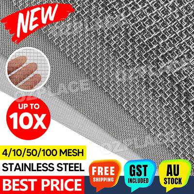 4/10/50 Mesh Stainless Steel Woven Wire Filtration Filter Screen Sheet ...