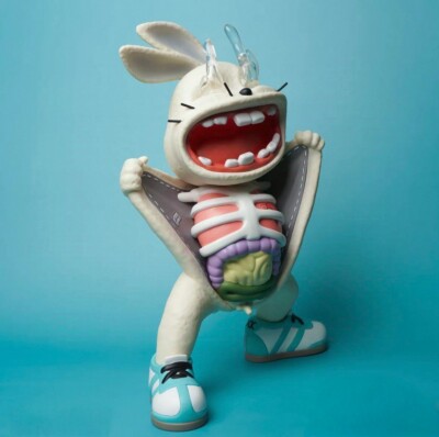 UNBOX Noonbool Tokki By Kim Jung Gi Rabbit White Limited Soft Vinyl ...