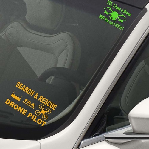 Drones Search and Rescue FAA Sticker Decal DJI Yuneec Syma Mavic | eBay
