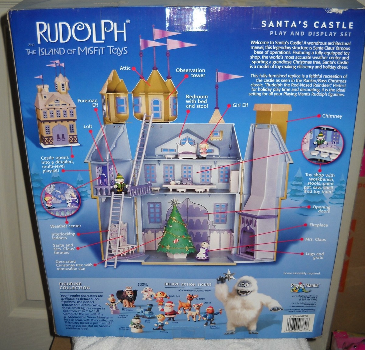 Rudolph The Red Nosed Reindeer Santas Castle