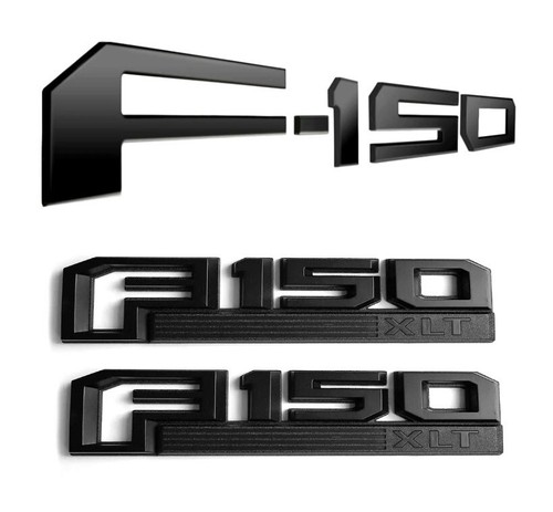 For 2021-2023 Ford F-150 F150 Tailgate Letters and Fender/Door Emblems ...