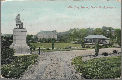 Forfar, Angus -Bowling Green, Reid Park - local pmk 1905 | eBay UK