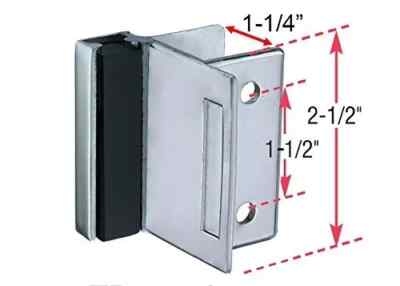 TP5110-I Strike & Keeper Die Cast Zamac Chrome Plated Square Edge ...