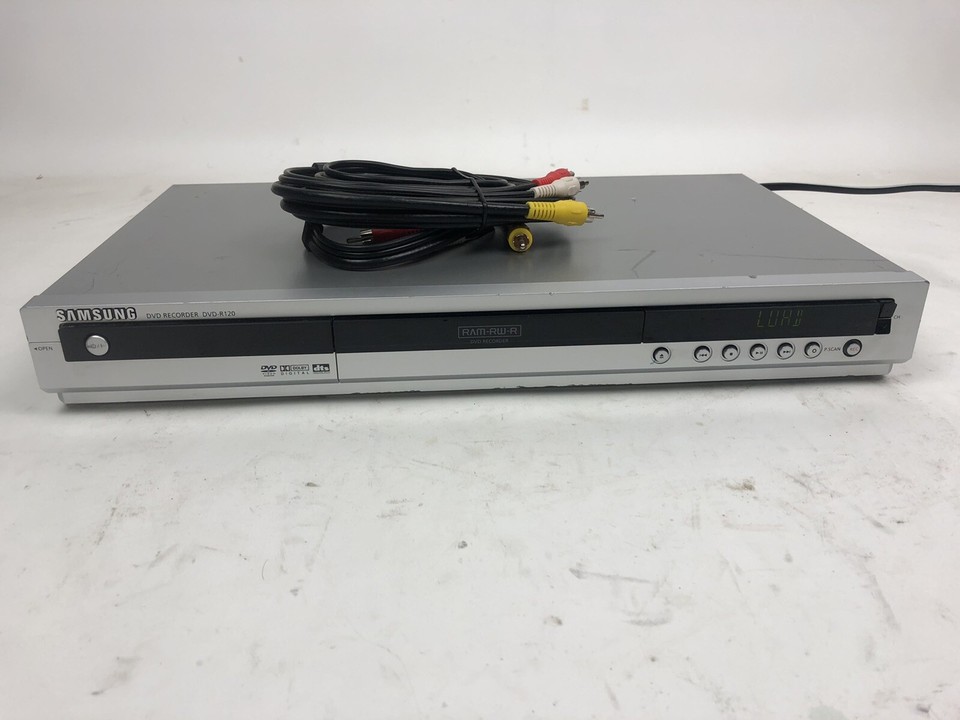 Samsung DVD-R120 DVD Recorder Player RAM-RW-R Progressive Scan Works ...