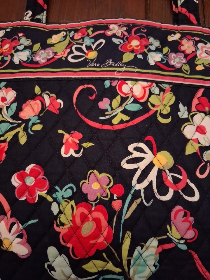 Vera Bradley Grand Tote Ribbons | eBay