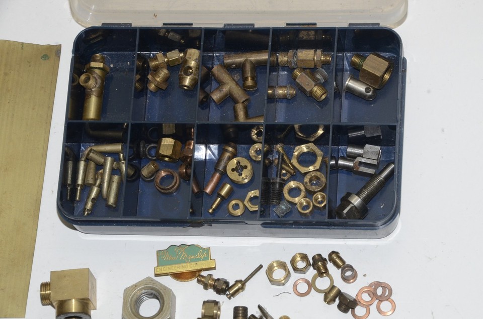 Model making Live steam engine brass fittings joints and material ...