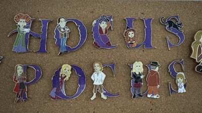 Disney Hocus Pocus Letters Pins Full Set | eBay