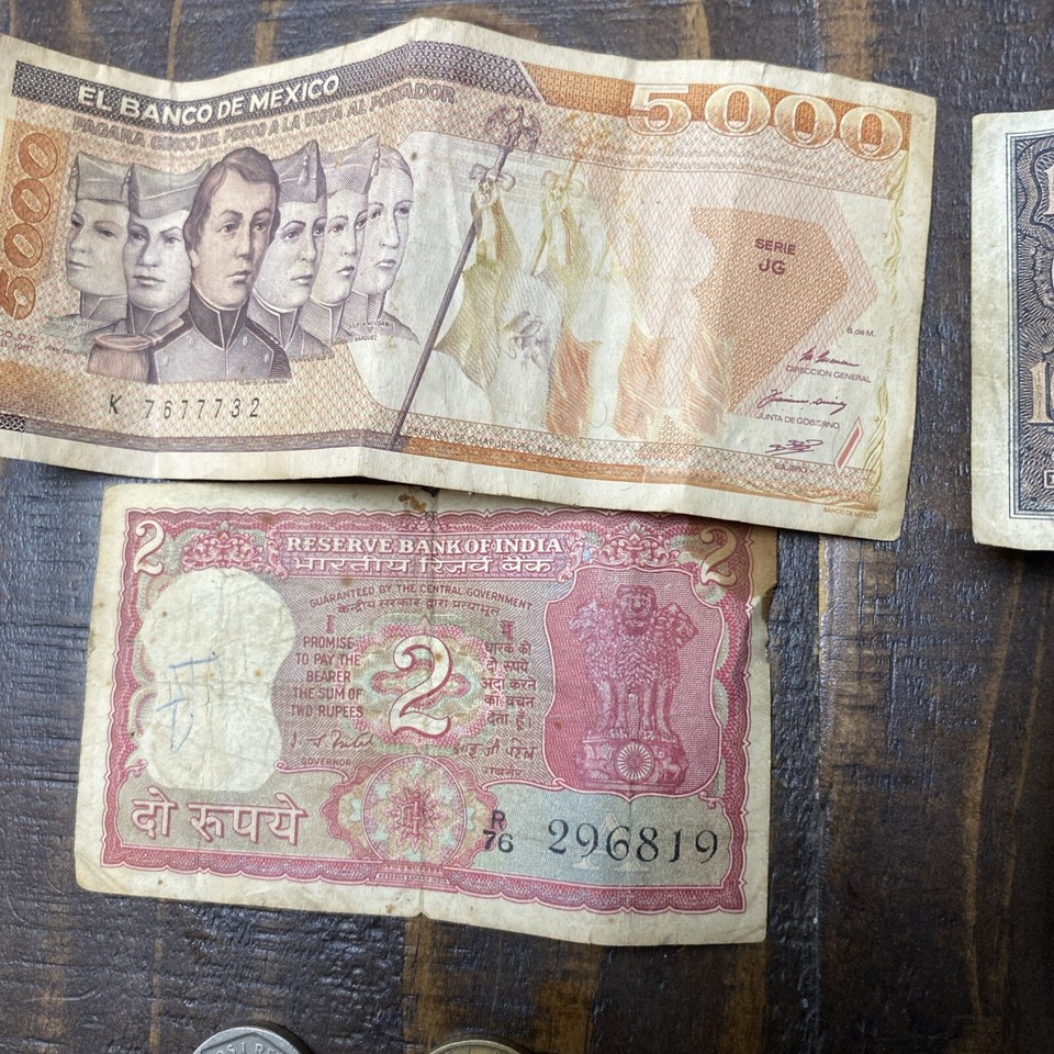 Old WORLD Coin/note collector lot | eBay