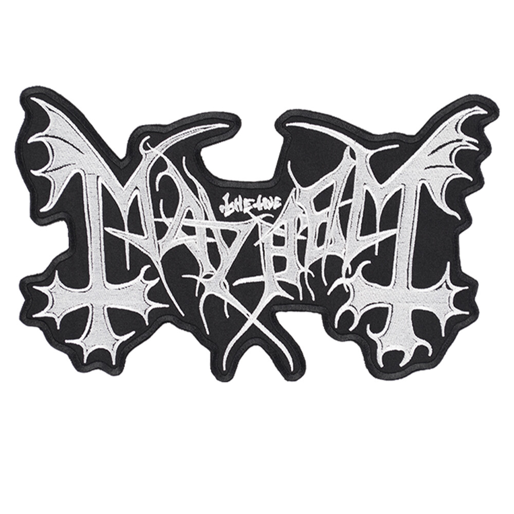 Mayhem Embroidered Sew-on Back Patch | Norwegian Black Metal Music Band ...