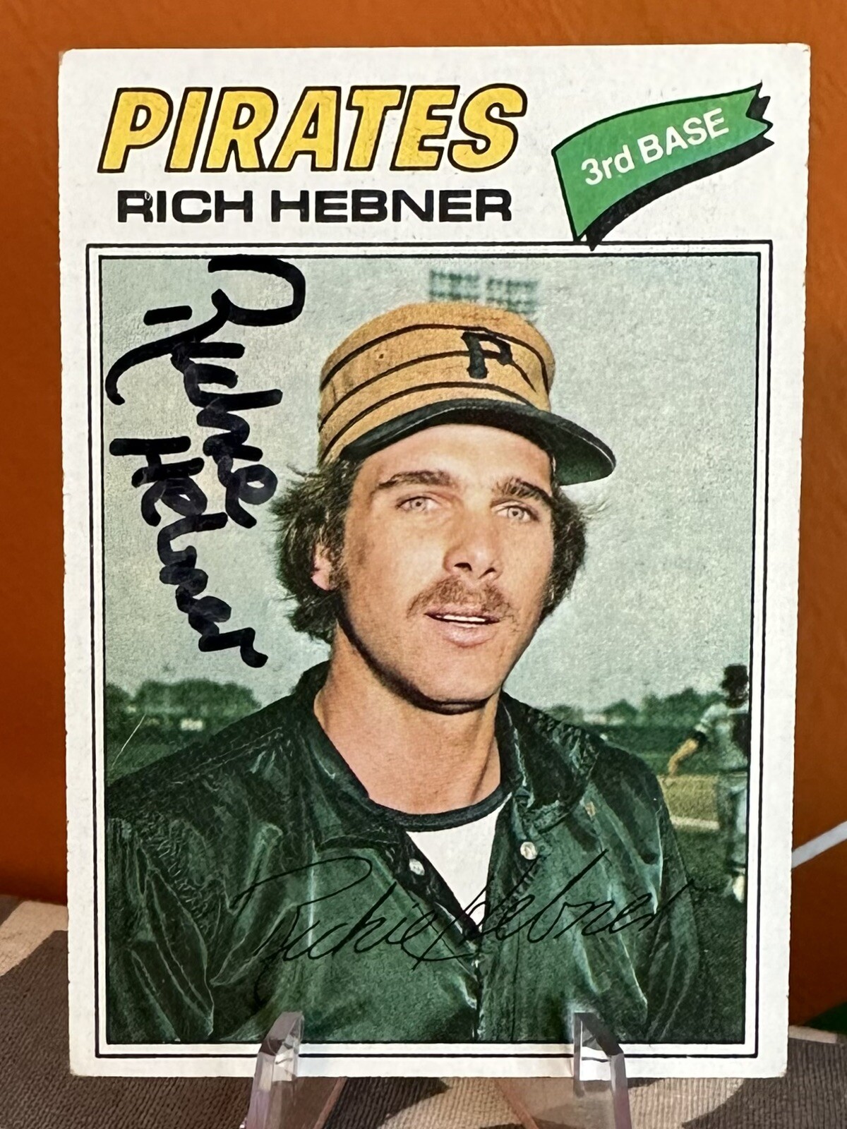 Rich Hebner 1977 Topps Pirates Signed #167 Auto Autograph EX “ASCARDS ...