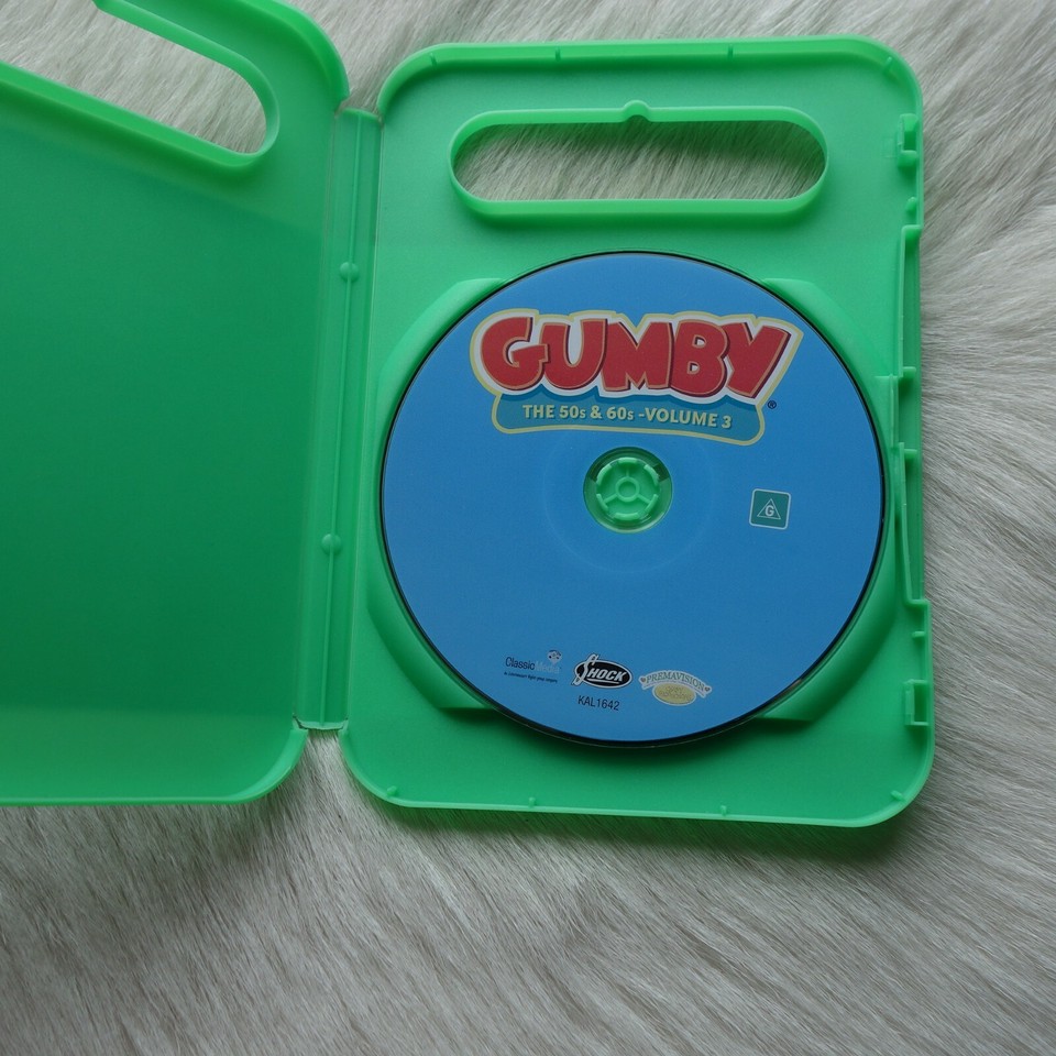 GUMBY Dvd Vol 3 Clay Animation Dvd Art Clokey Dvd 50s Kids Tv Show Dvd ...