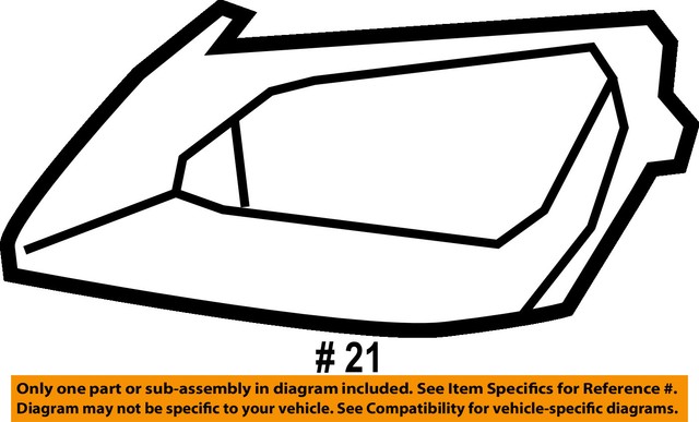 Mercedes-Benz 2518851923 Genuine OEM Left Bezel With Grille for sale ...