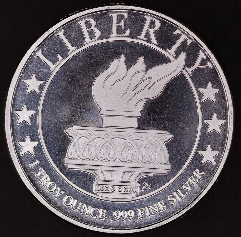 SilverTowne Lady Liberty 1 oz Silver Round .999 Fine | eBay