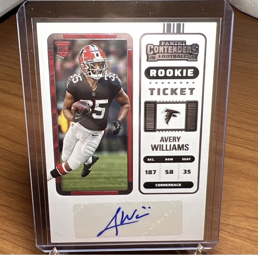2022 Panini Contenders #250 Avery Williams Rookie Ticket Insert Auto ...