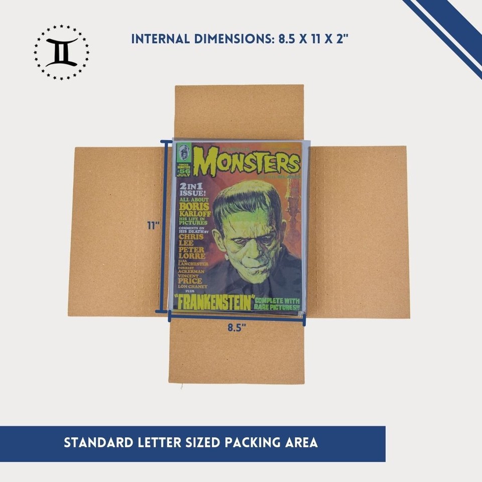 GEMINI Magazine Mailers (Ships magazines, large format comics, books ...