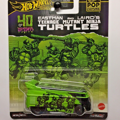 NEW Hot Wheels Pop Culture Volkswagen Drag Bus Teenage Mutant Ninja ...