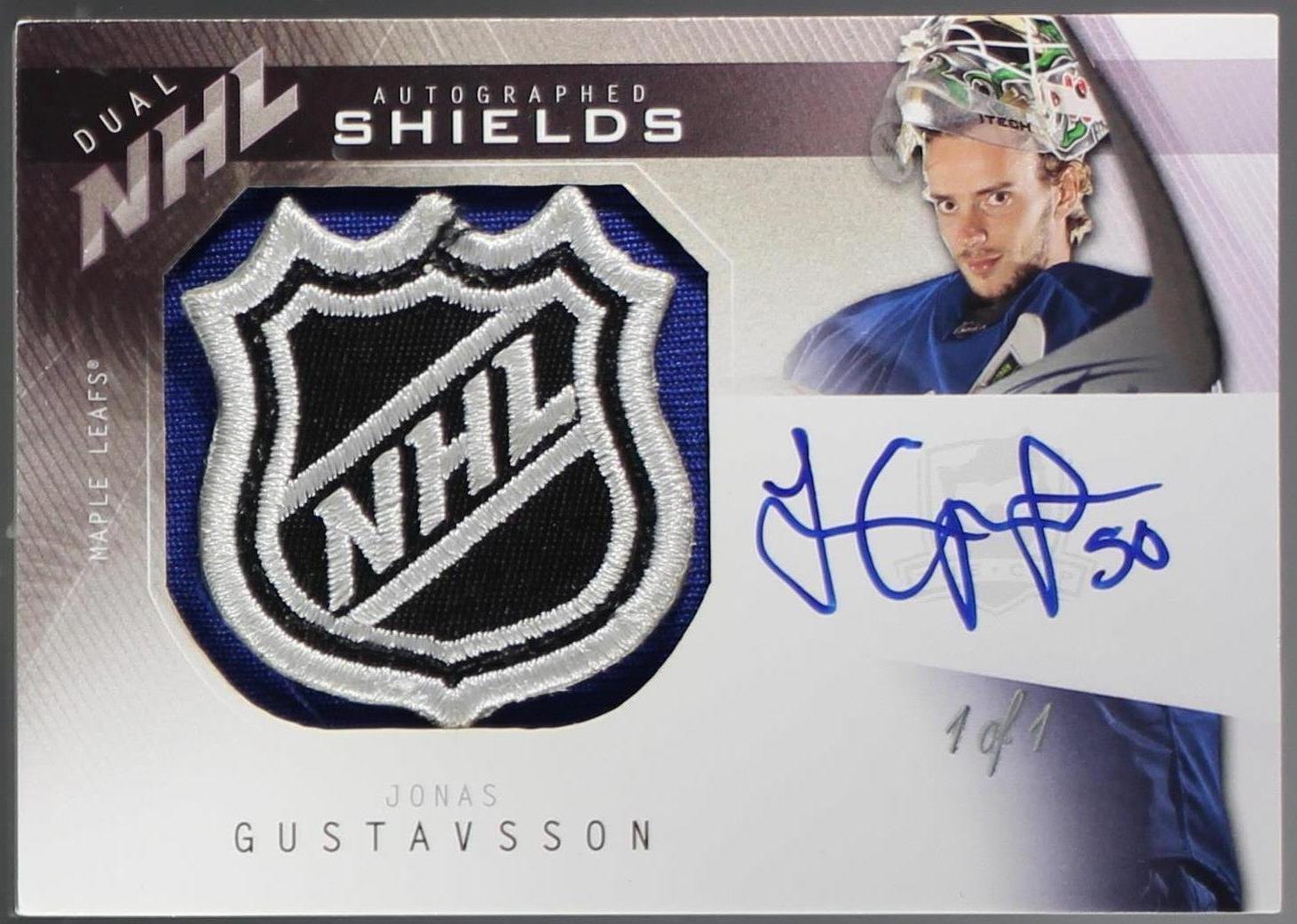 2009-10 Upper Deck The Cup - Dual Nhl Shield Autographs Tyler Bozak ...