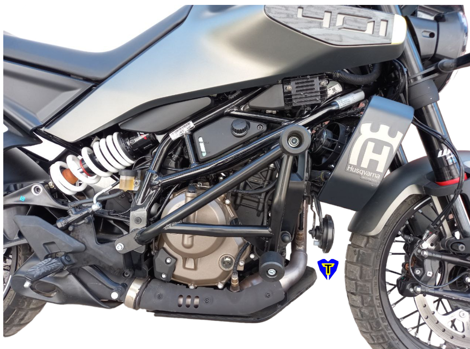 Engine Guard Crash Bars Husqvarna Svartpilen 401 2024 MTT Heavy Duty ...