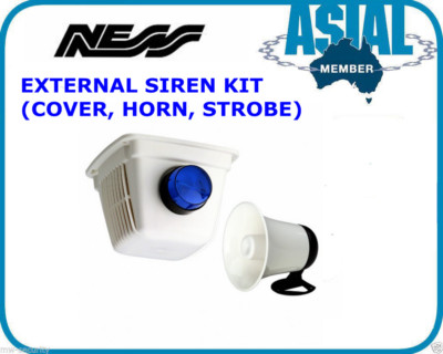 Ness Alarm External Siren Kit (Cover, Horn, Strobe) 106-039 | eBay ...