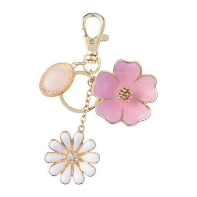 Laduree Paris Keychain Bag Charm Bouquet de Fleur Rose Flower | eBay