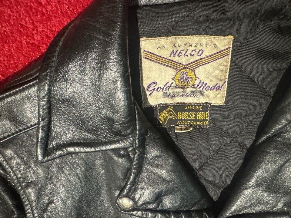 Horsehide Nelco Vintage Leather Jacket | eBay