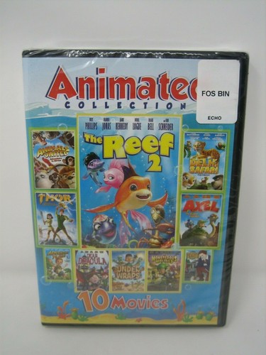 animated collection dvd 10 movie collection kids reef 2 thor axel dear ...