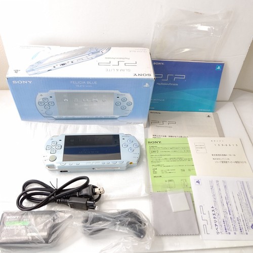 Excellent Sony PSP-2000 Felicia Blue PlayStation Portable | eBay