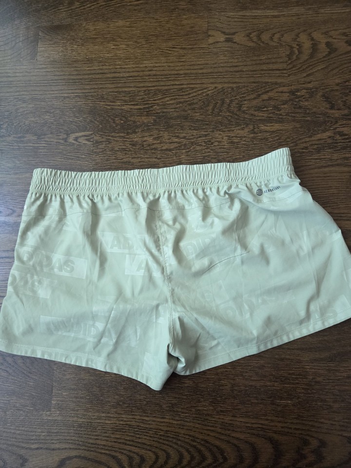 NWT Adidas Aeroready Athletic Light Green Women's Shorts Size XL(d10 ...