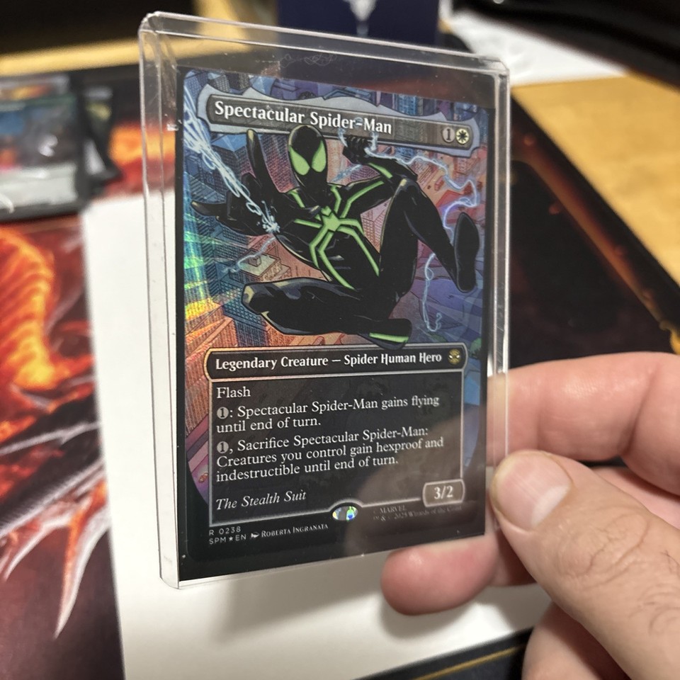 Spectacular Spider-Man (Borderless) #238 The Stealth Suit MTG CCG NM+ ...