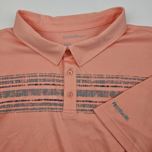 Reebok Golf Polo Shirt Men's 6XL Speedwick Faded Stripe Performance ...
