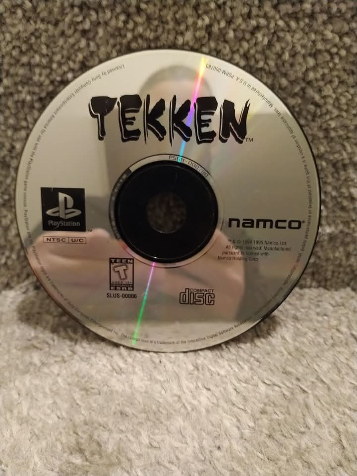Tekken Sony PlayStation 1 1995 Video Game Tested PS1 DISC ONLY Tested ...