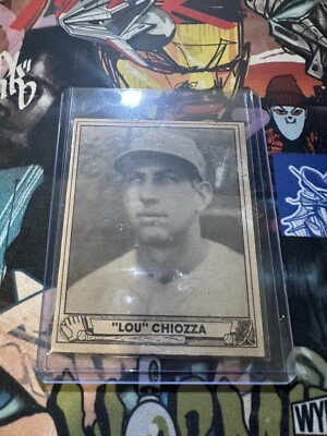 1940 Play Ball - Regular Back #157 Lou Chiozza | eBay