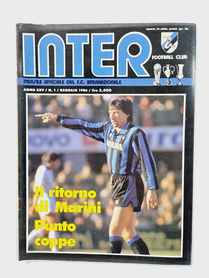 Inter Football Club 1 Janvier 1986 Mario Corso - Rummenigge - Facchetti ...