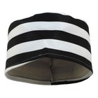 Prisoner Hat Jail Inmate Striped Black & White Jailbird Costume Cap | eBay