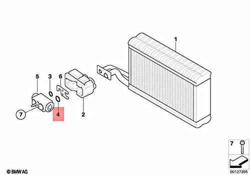 New Genuine A/C Line O-Ring 64116933913 for BMW | eBay