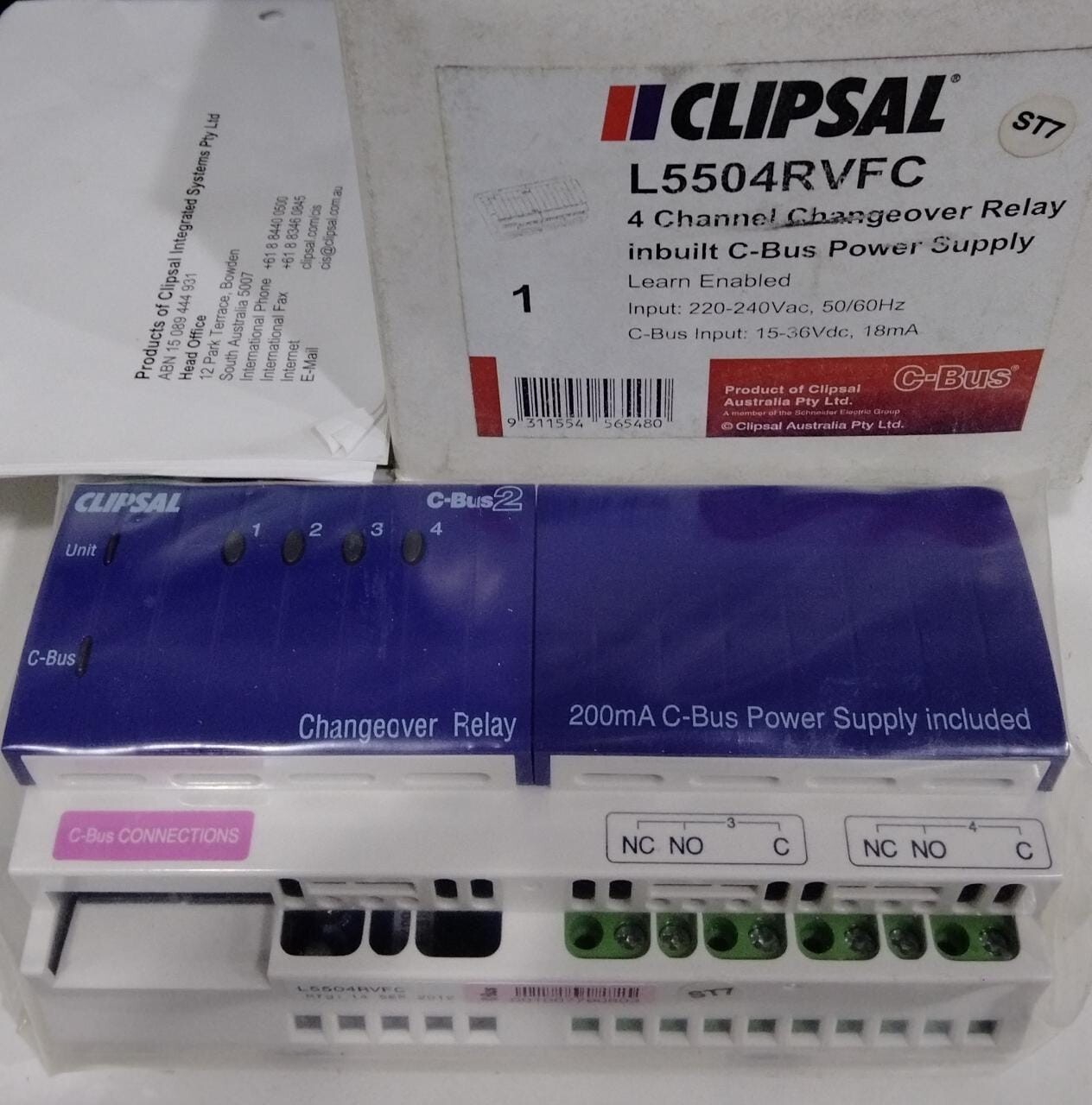 CLIPSAL C-BUS L5504RVFP 4 CHANNEL CHANGE OVER RELAY POWER SUPPLY | eBay