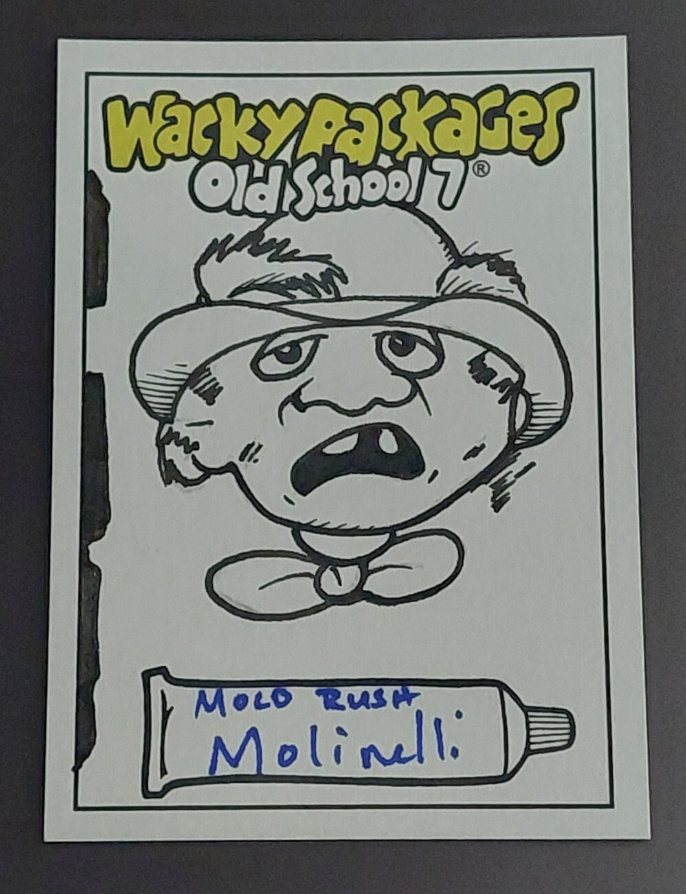 2018 Topps Wacky Packages Old School 7 MOLD RUSH Sketch by Rich ...