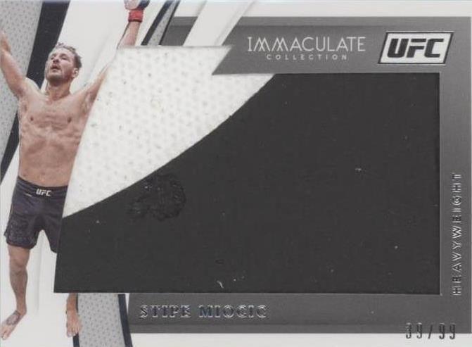 2021 Panini Immaculate Collection UFC - Fight Mat Memorabilia Stipe ...