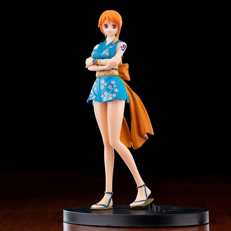 Anime One Piece Kimono Nami GK Figur 17cm Modell Spielzeug Geschenk ...