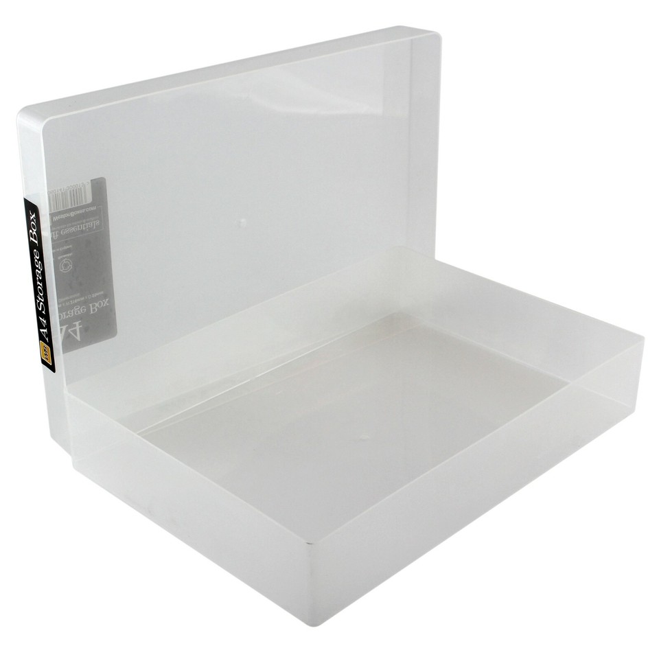 WestonBoxes A4 Craft Storage Boxes for Paper, Card & Stationery, Pack ...