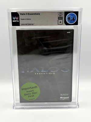 Halo 3 Essentials WATA 9.6 A Factory SEALED Microsoft Xbox 360 ...