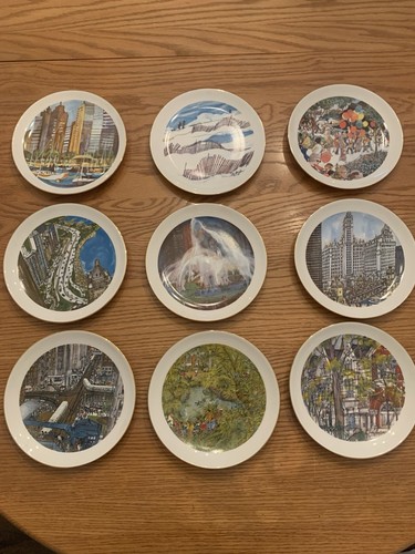 Franklin McMahon Chicago Plates | eBay