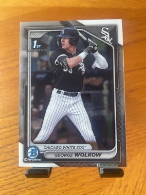 George Wolkow #BCP-144 2024 Bowman Chrome 1st Prospect Chicago White ...