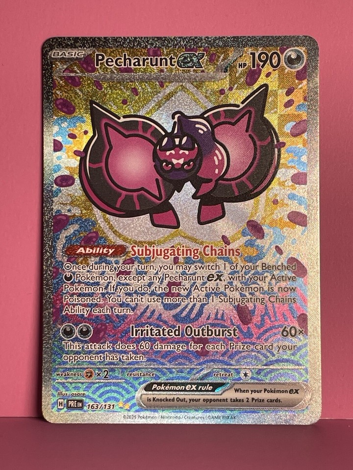 Pecharunt ex 163/131 Sv: PrismaticEvolutions Holo Special Illustration ...