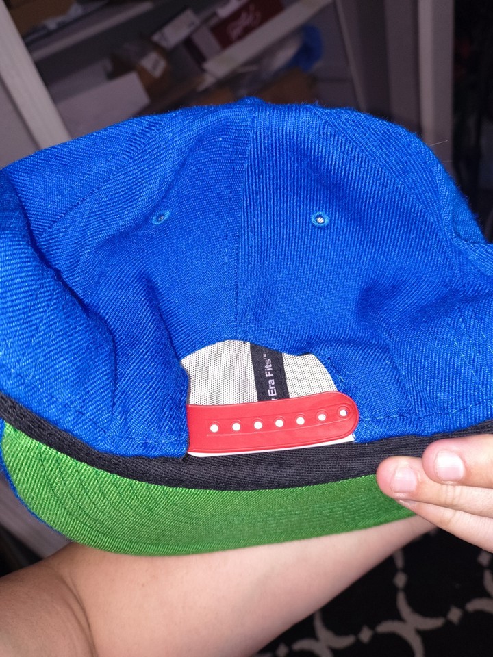 New York Giants NY New Era Geo Block 9FIFTY Adjustable Snapback Cap Hat ...