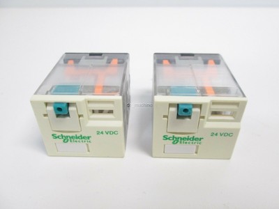 Lot of 2 New Schneider Relays, 24VDC, 15A/250VAC, 1/2HP/120VAC, 1HP ...