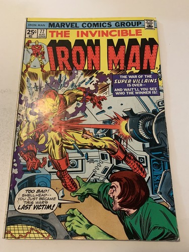 Iron-Man 77, Marvel 1975, Bronze Age, Gil Kane, VG+ (4.5) | eBay
