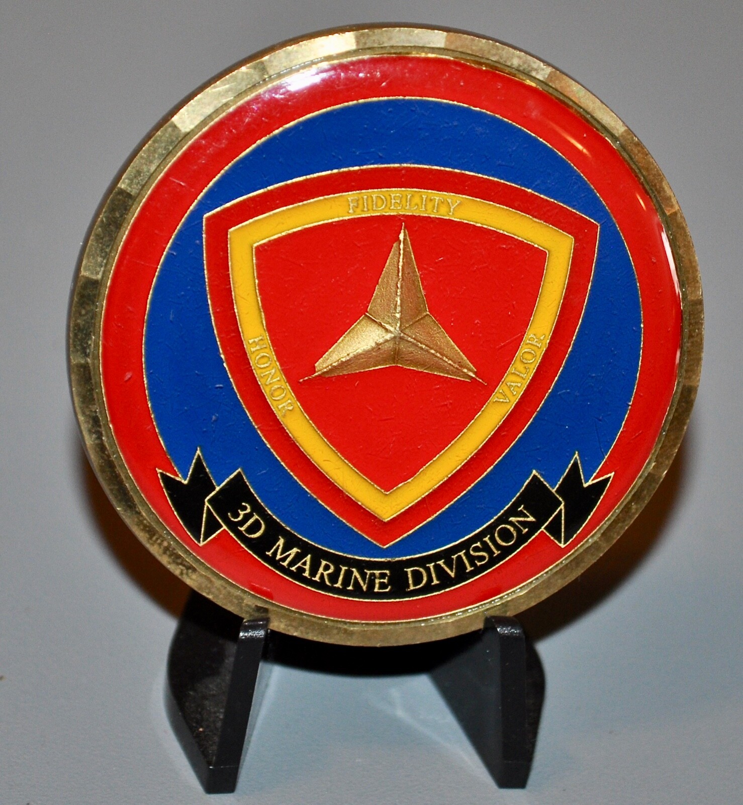 USMC Marine Corps 3rd Marine Division Commander 3 MARDIV Challenge Coin ...
