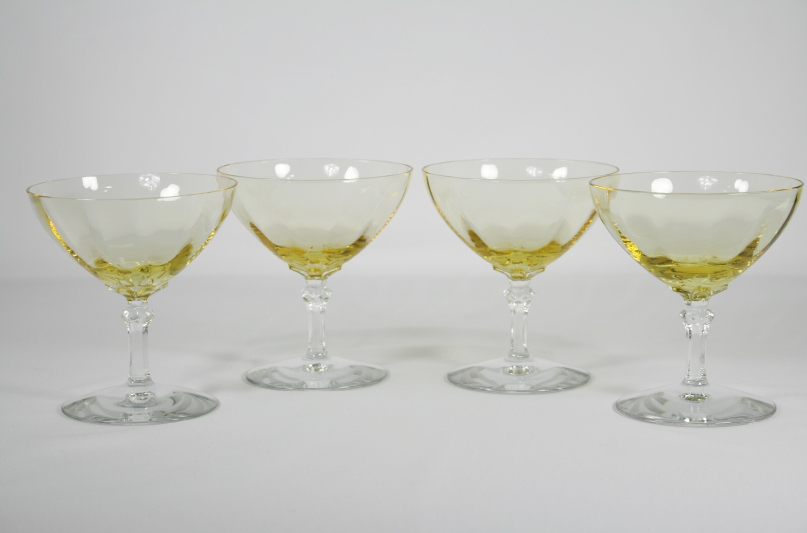 FOSTORIA YELLOW TOPAZ 5098 SHERBET-4USA- PCS | eBay